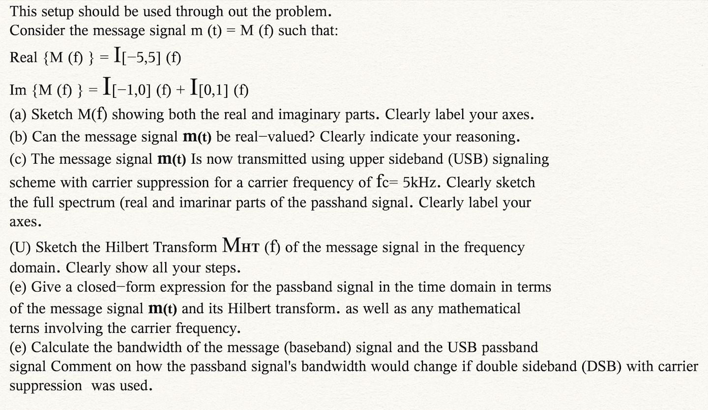 This setup should be used through out the problem. | Chegg.com