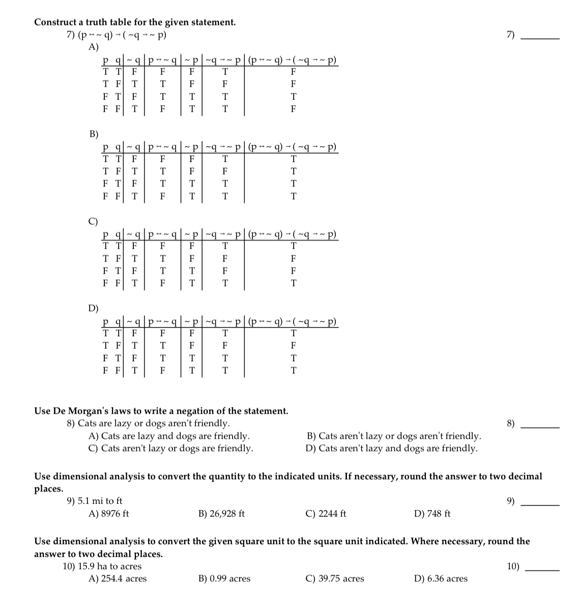 Solved What is the work/formula for each individual | Chegg.com