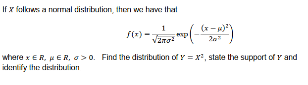 Solved If x follows a normal distribution, then we have that | Chegg.com