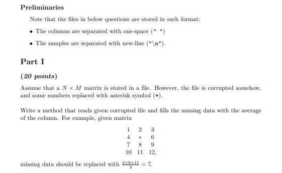 Solved The programming language is java. It would be nice if | Chegg.com