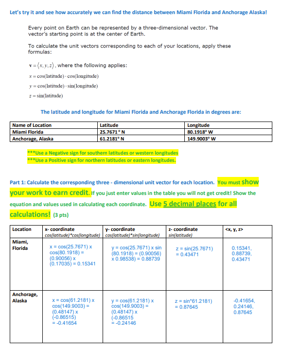 Solved How Far Will You Travel? Portfolio PRECALCULUS: | Chegg.com