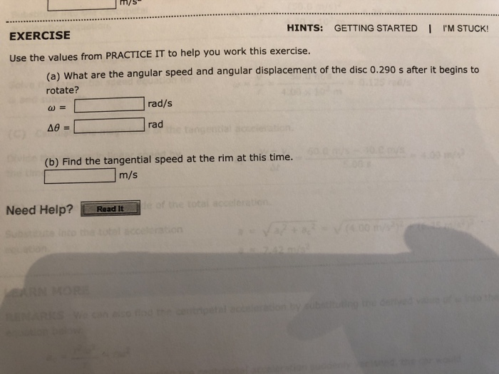 Solved HW 7 Fall 17 6/2017 angular displacement change? | Chegg.com