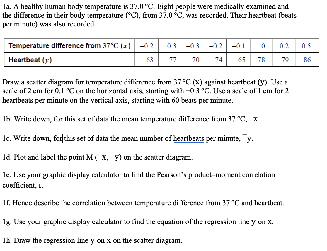 Solved 1a. A healthy human body temperature is 37.0 °C. | Chegg.com