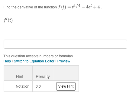 Solved Consider the function f (x) = 3 + 3e a) What is the | Chegg.com