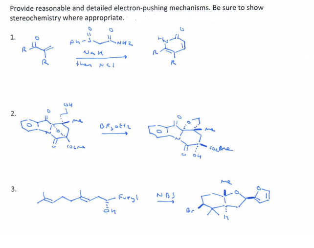 Solved Provide reasonable and detailed electron-pushing | Chegg.com