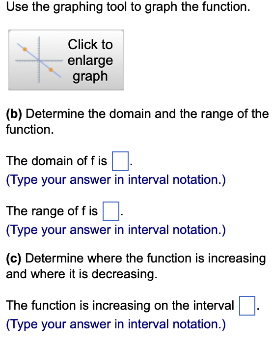 Solved For the quadratic function f(x)=x2−2x−3, answer parts | Chegg.com