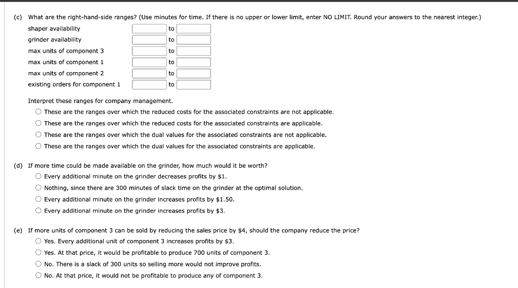 (a) Formulate and solve for the recommended | Chegg.com