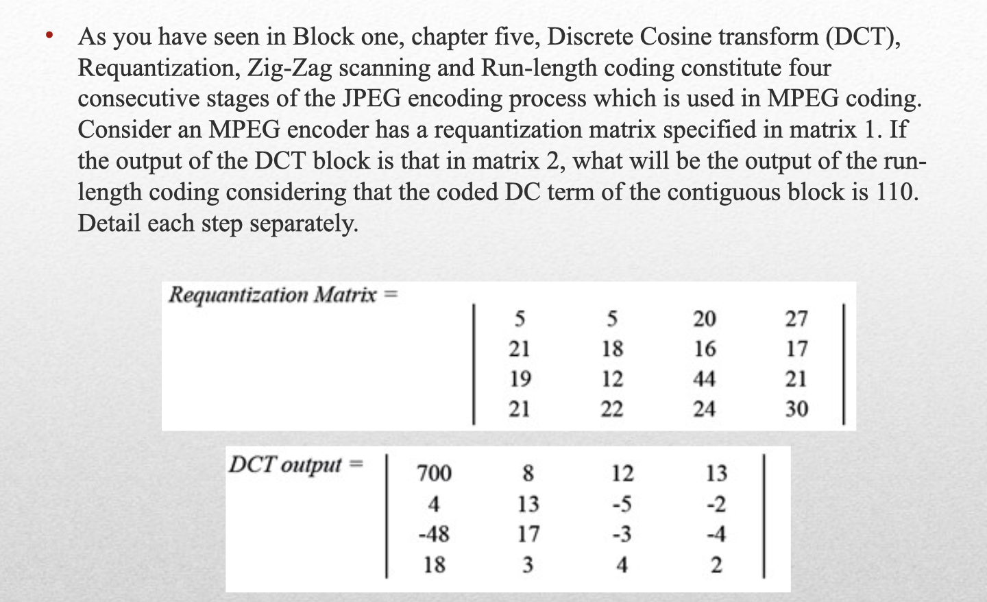Solved . As you have seen in Block one, chapter five, | Chegg.com
