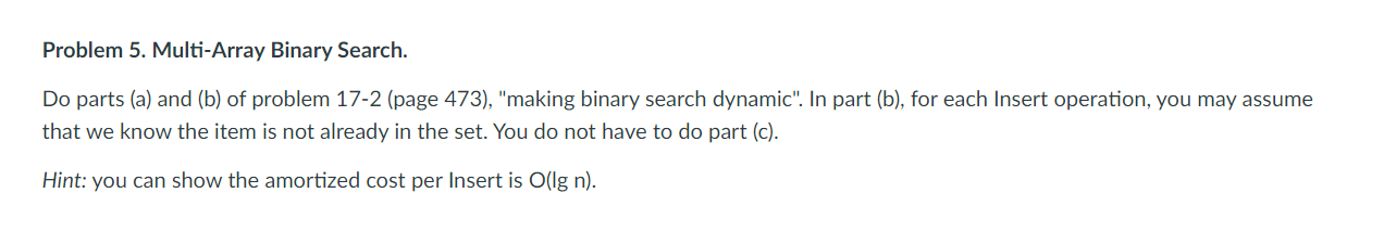 Do parts (a) and (b) of problem 17-2 (page 473), | Chegg.com