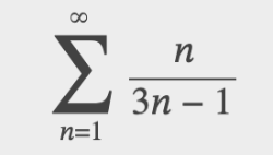 Solved ∑n=1∞3n−1n | Chegg.com