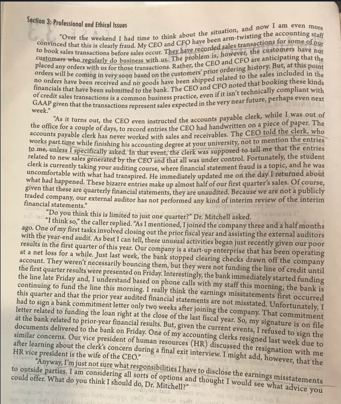 Solved The Anonymous Caller Recognizing It's a Fraud and | Chegg.com