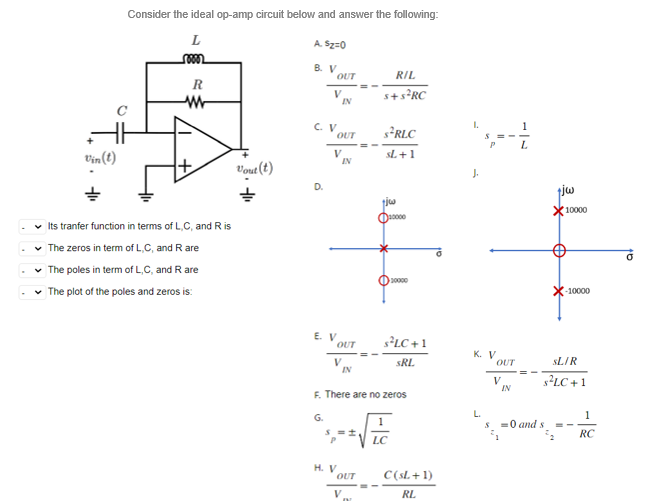 Solved Consider the ideal op-amp circuit below and answer | Chegg.com