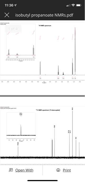 2. a) Draw the structure of isobutyl propanoate | Chegg.com