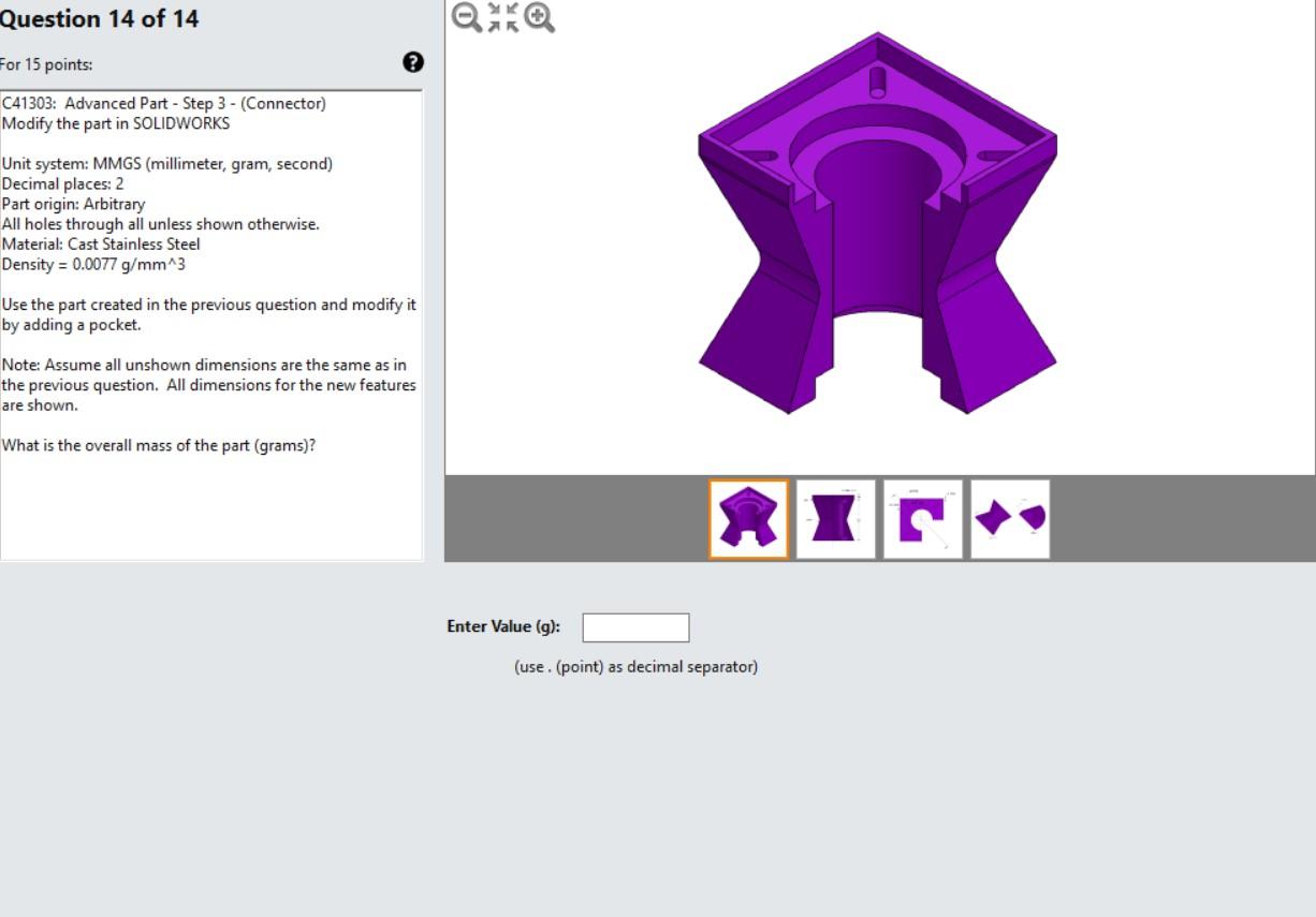 Solved For 15 points: C41301: Advanced Part - Step 1 - | Chegg.com