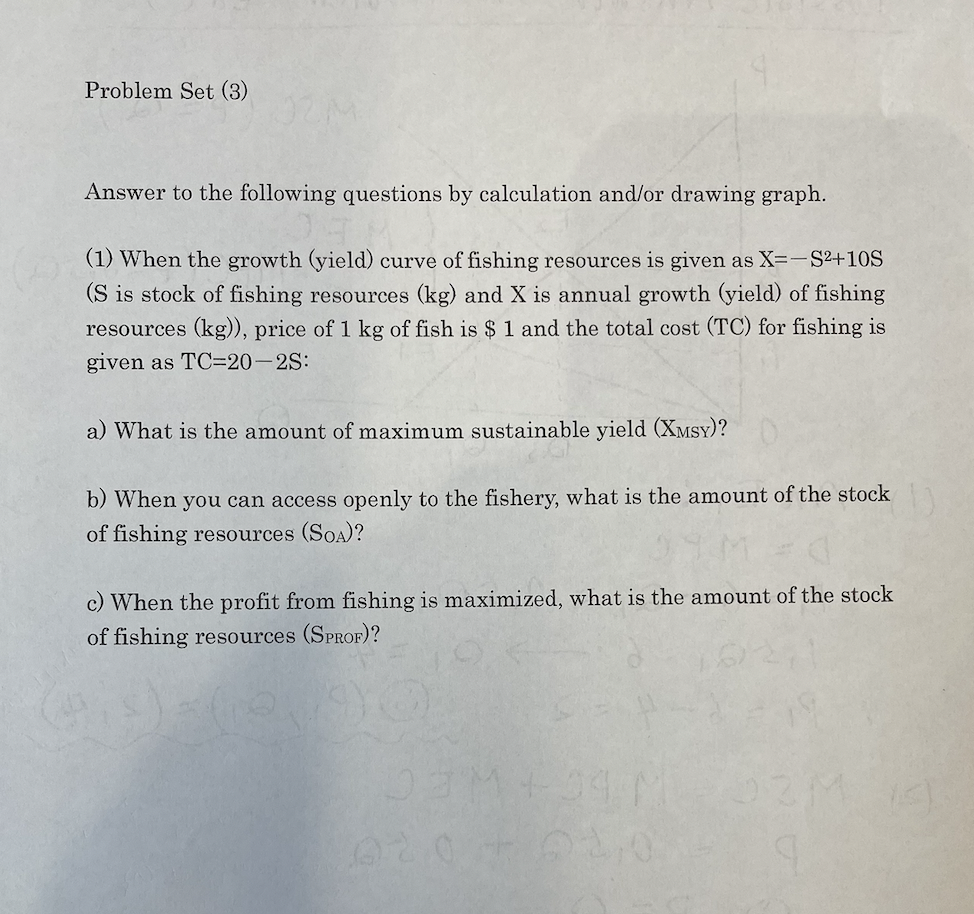Solved Problem Set (3)Answer to the following questions by | Chegg.com