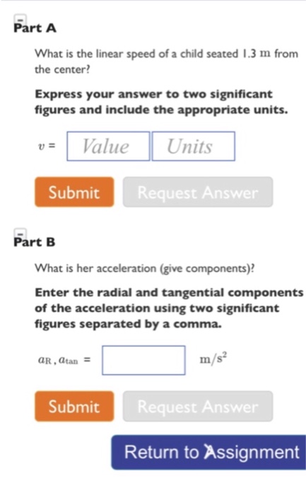 Solved A rotating merry-go-round makes one complete | Chegg.com
