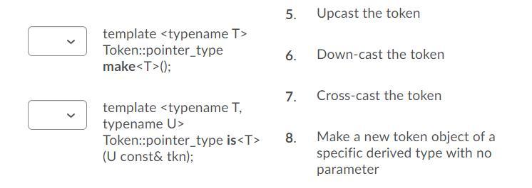 Solved Match the templated utility function with its | Chegg.com