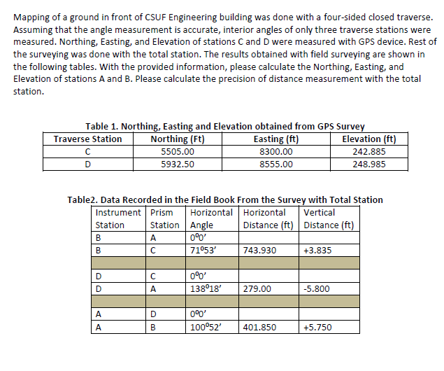 Solved Mapping of a ground in front of CSUF Engineering | Chegg.com