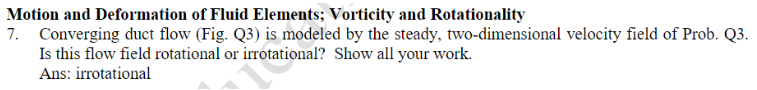 Solved Lagrangian and Eulerian Descriptions Consider steady, | Chegg.com