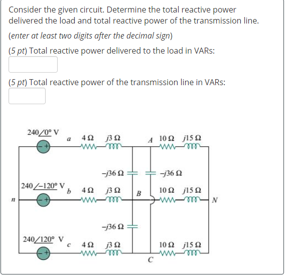 Solved Consider the given circuit. Determine the total | Chegg.com