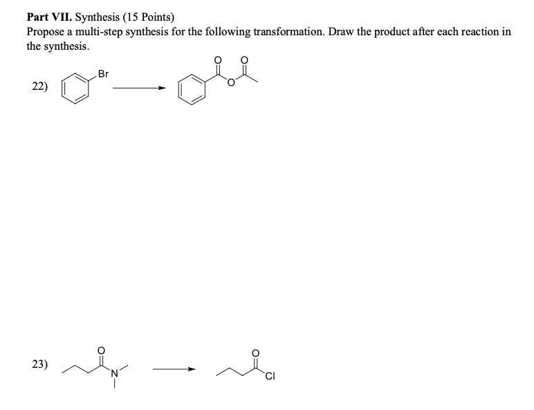 Solved Propose a multi-step synthesis for the following | Chegg.com