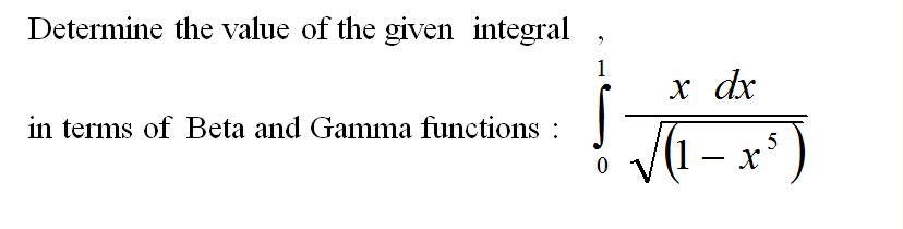 Solved Determine the value of the given integral 2 1 x dx in | Chegg.com