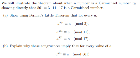 Solved We wi illustrate the theorem about when a number is a | Chegg.com