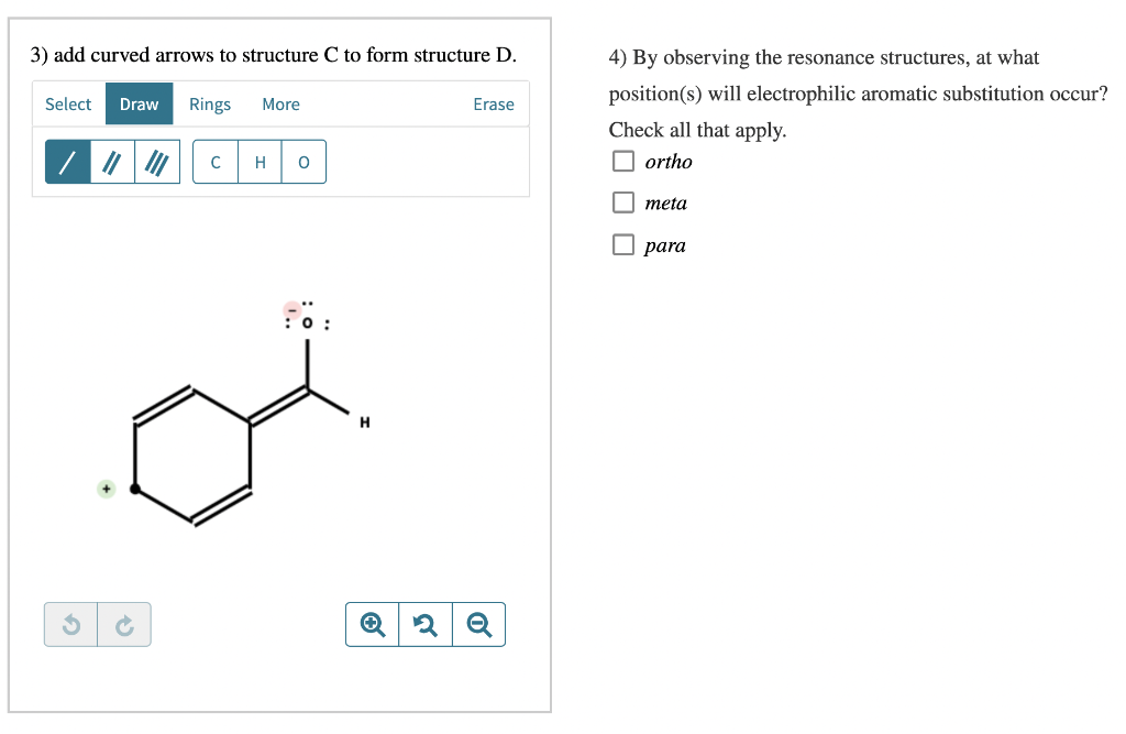 Solved Consider the structure of benzaldehyde and its three | Chegg.com