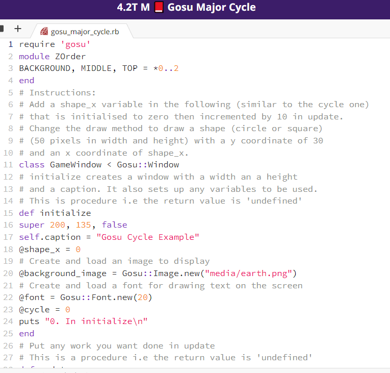 Hi This is a ruby programming. anyone help me with | Chegg.com