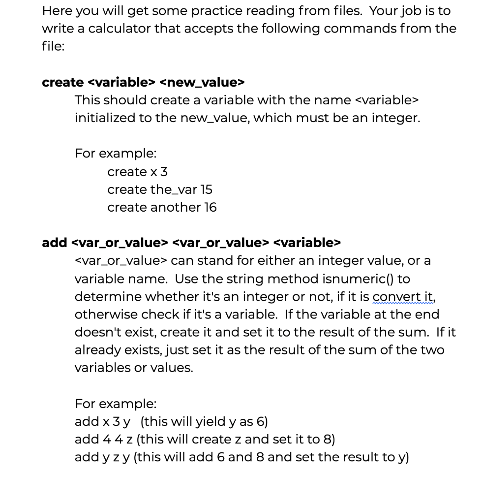 Solved Allowed Built-ins/Methods/etc • Declaring and | Chegg.com