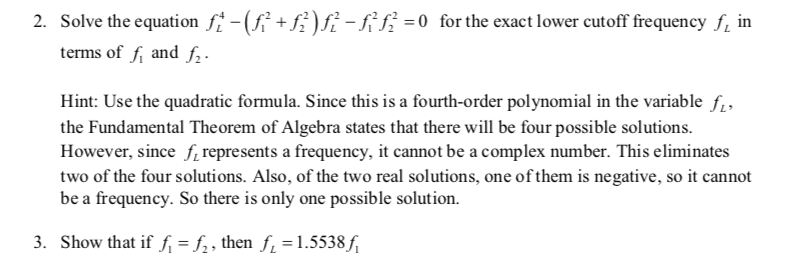 Solved Solve the equation f-(f+f)f-ff=0 for the exact lower | Chegg.com