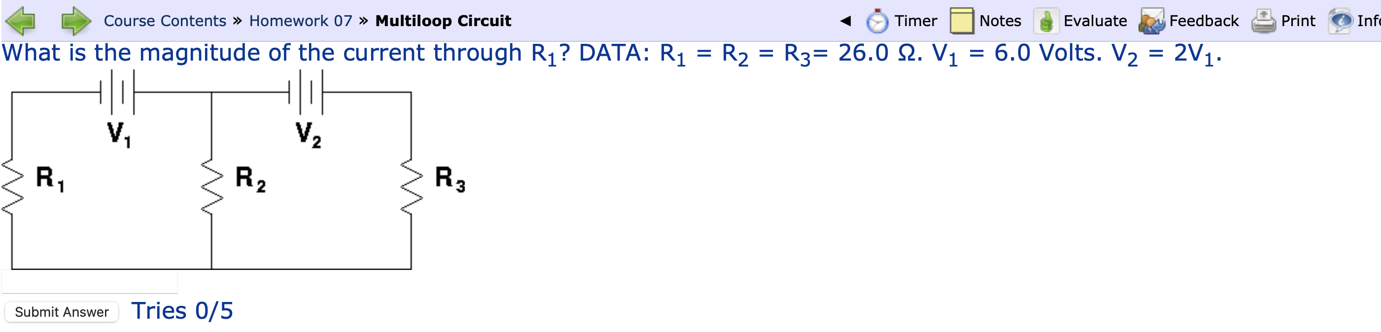 Solved Course Contents » Homework 07 » Multiloop Circuit 4θ | Chegg.com
