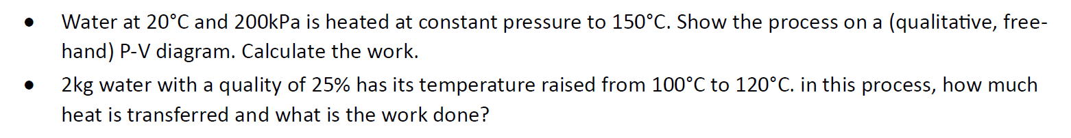 Solved - Water at \\( 20^{\\circ} \\mathrm{C} \\) and \\( | Chegg.com