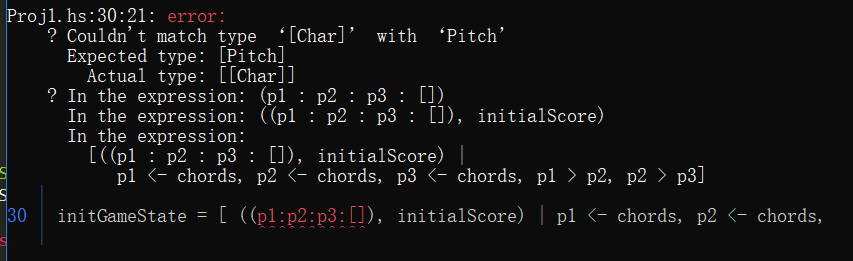 How to solve this error appeared in Haskell GHCI? PLZ | Chegg.com