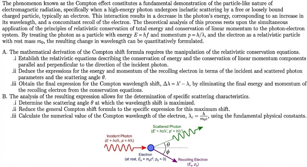Solved The phenomenon known as the Compton effect | Chegg.com