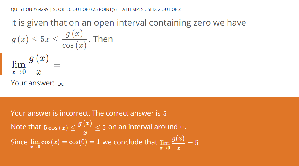 Solved The correct answer is 5. ﻿I dont understand the | Chegg.com