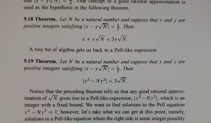 Solved concept of a good rational approximation is used as | Chegg.com