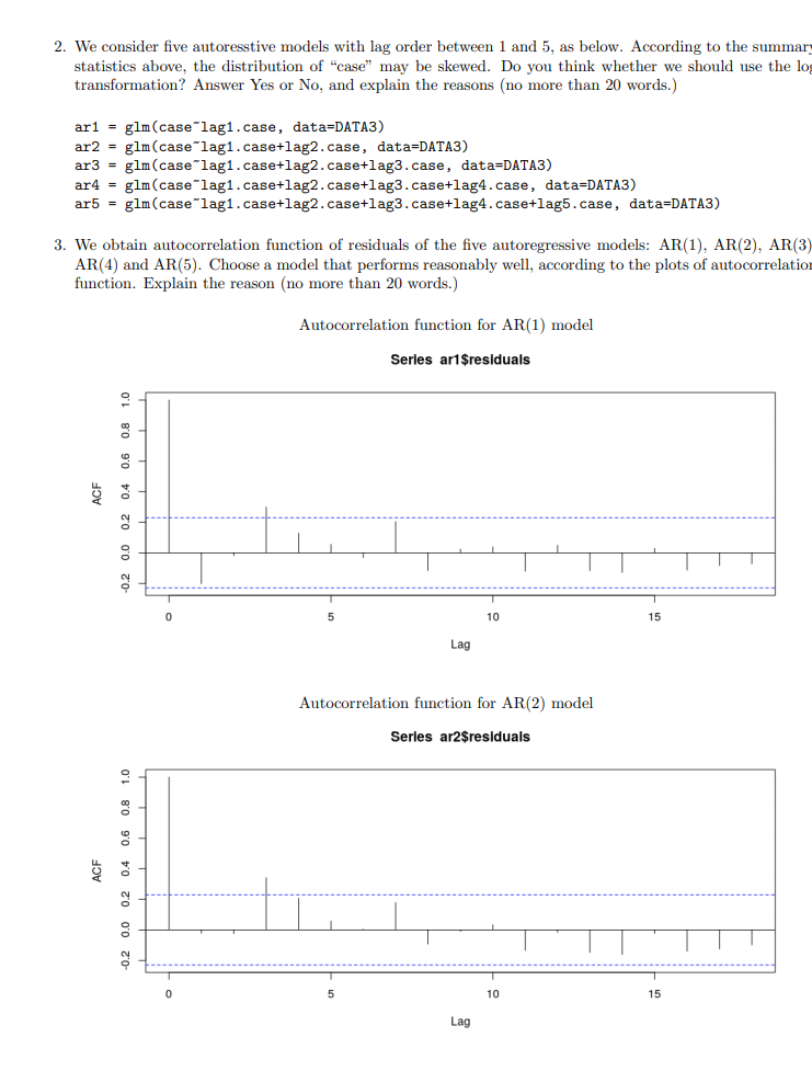 Solved We consider the data on COVID-19 in Australia, as in | Chegg.com