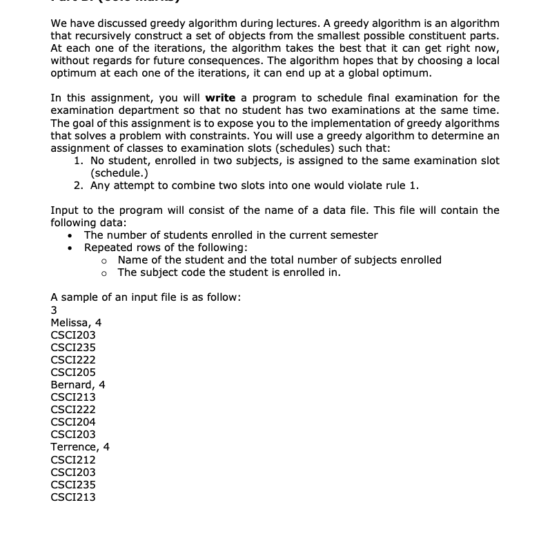 I would like to have new answer for this, earlier it | Chegg.com