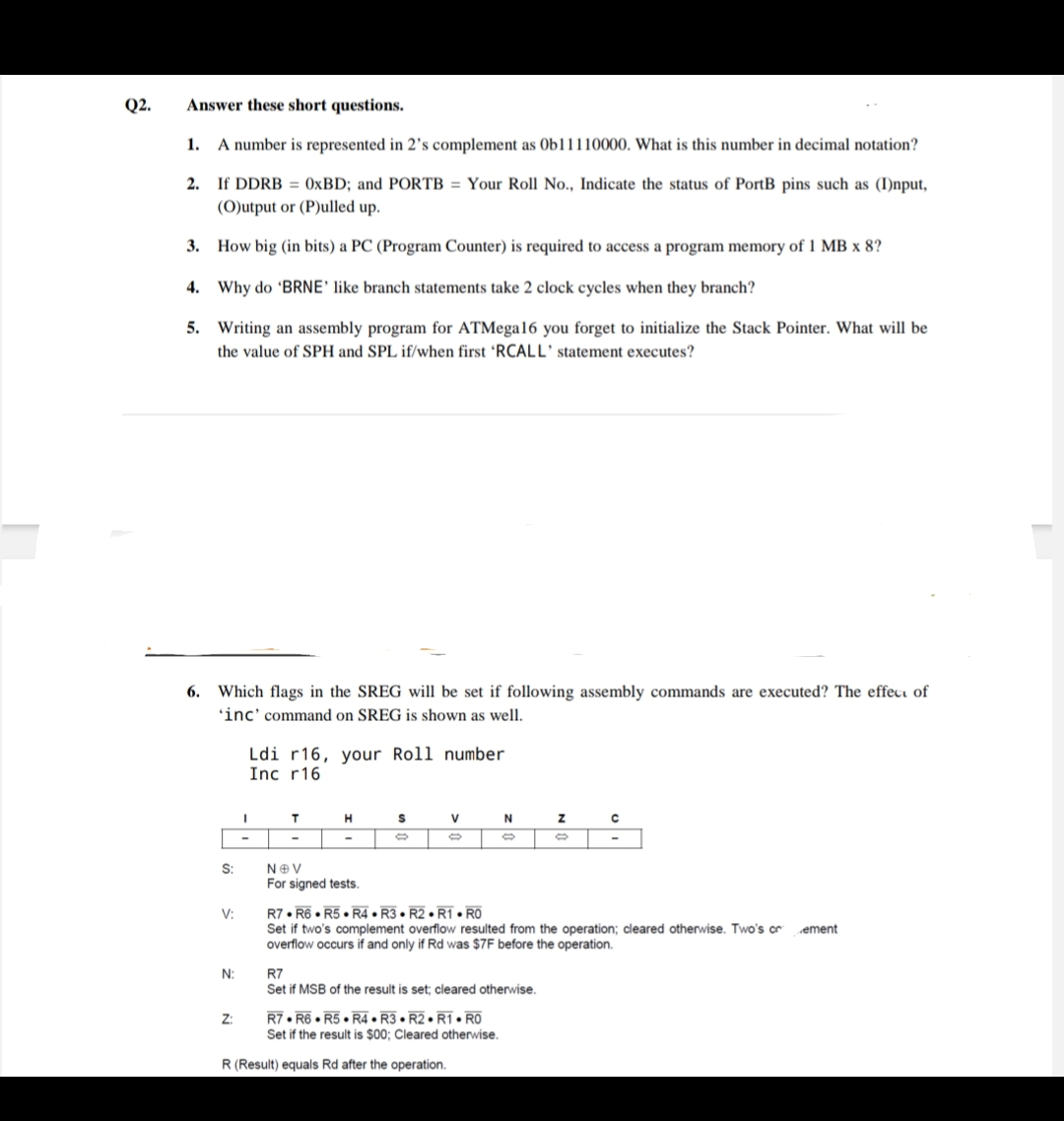Solved Q2. Answer these short questions. 1. A number is | Chegg.com