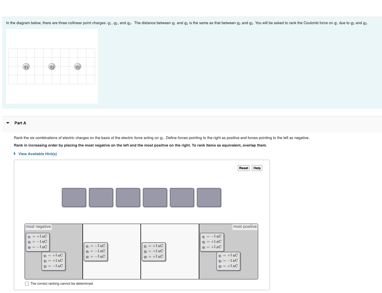 Solved Part A Rank in increasing order by placing the most | Chegg.com