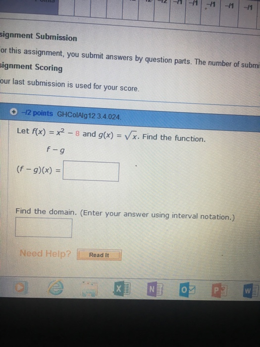 Solved signment Submission or this assignment, you submit | Chegg.com