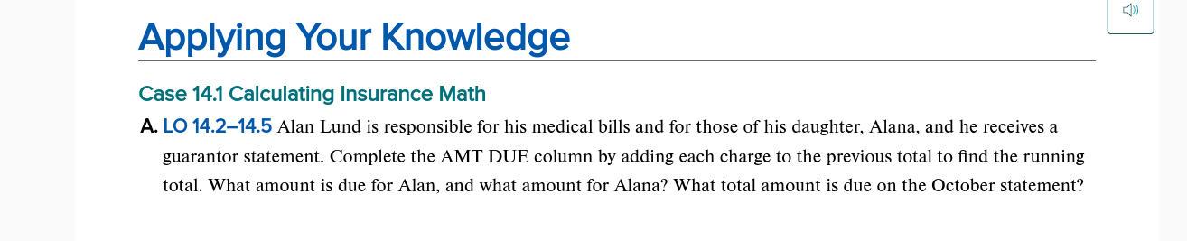Solved 50) Applying Your Knowledge Case 14.1 Calculating | Chegg.com