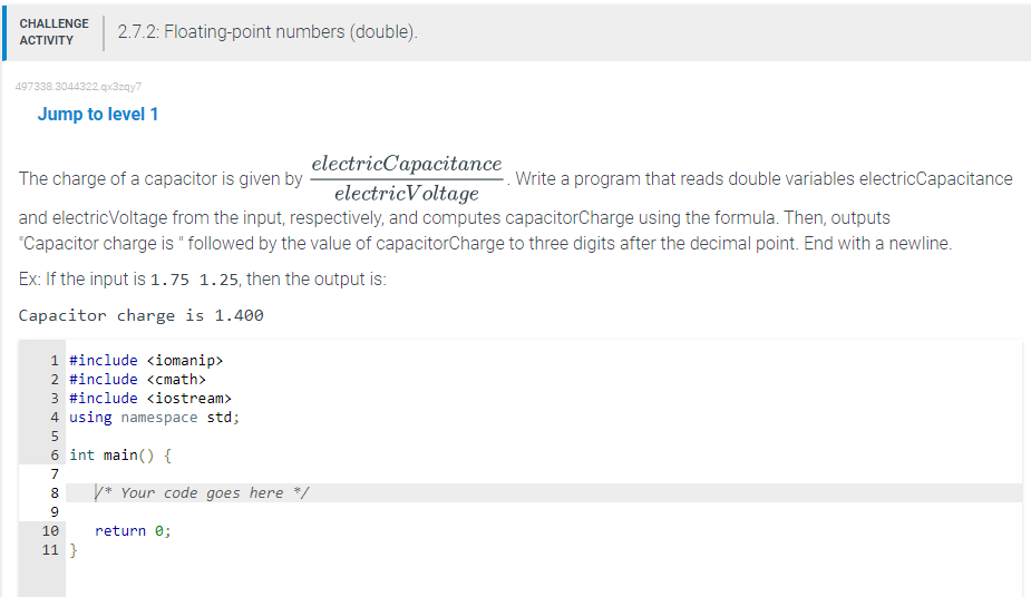 Solved 497338.3044322.q×3zqy7 Jump to level 1 The charge of | Chegg.com