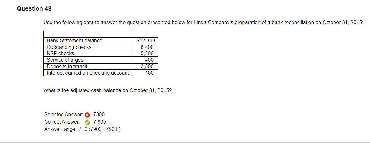 Solved Use the following data to answer the question | Chegg.com