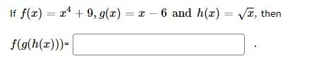 Solved Given that f(x)=7x+6 and g(x)=7−x2, calculate (a) | Chegg.com