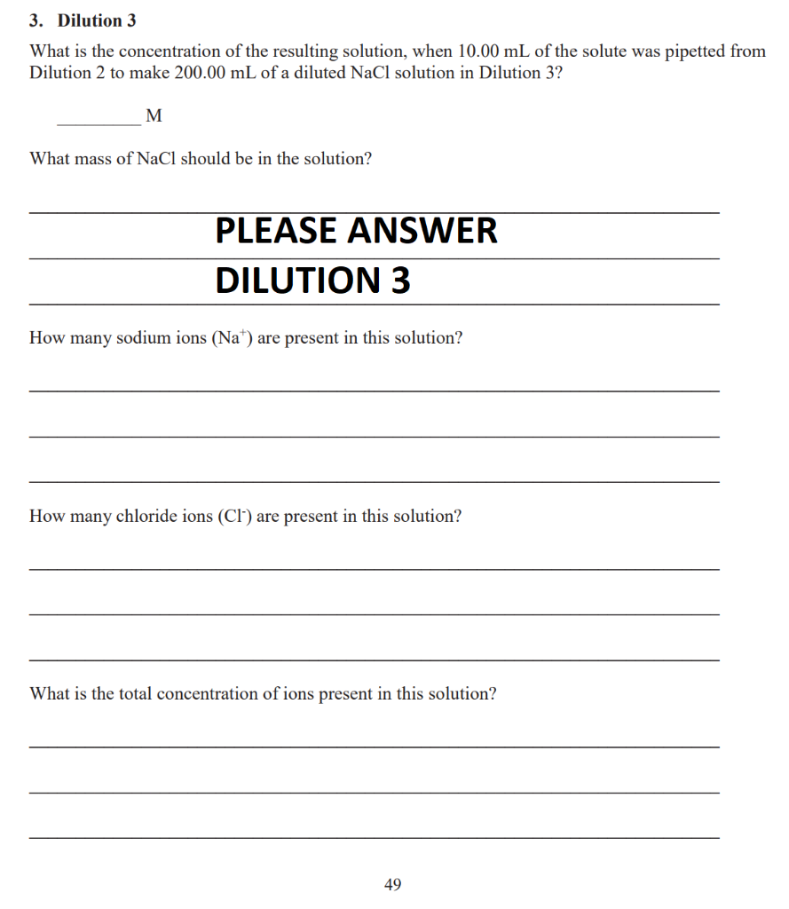 Solved Post-Laboratory Assignment Calculate the | Chegg.com