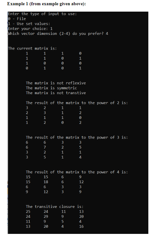 Solved a. Create a function to initialize the matrix (sample | Chegg.com