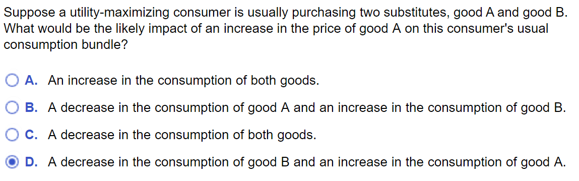 Solved Suppose a utility-maximizing consumer is usually | Chegg.com