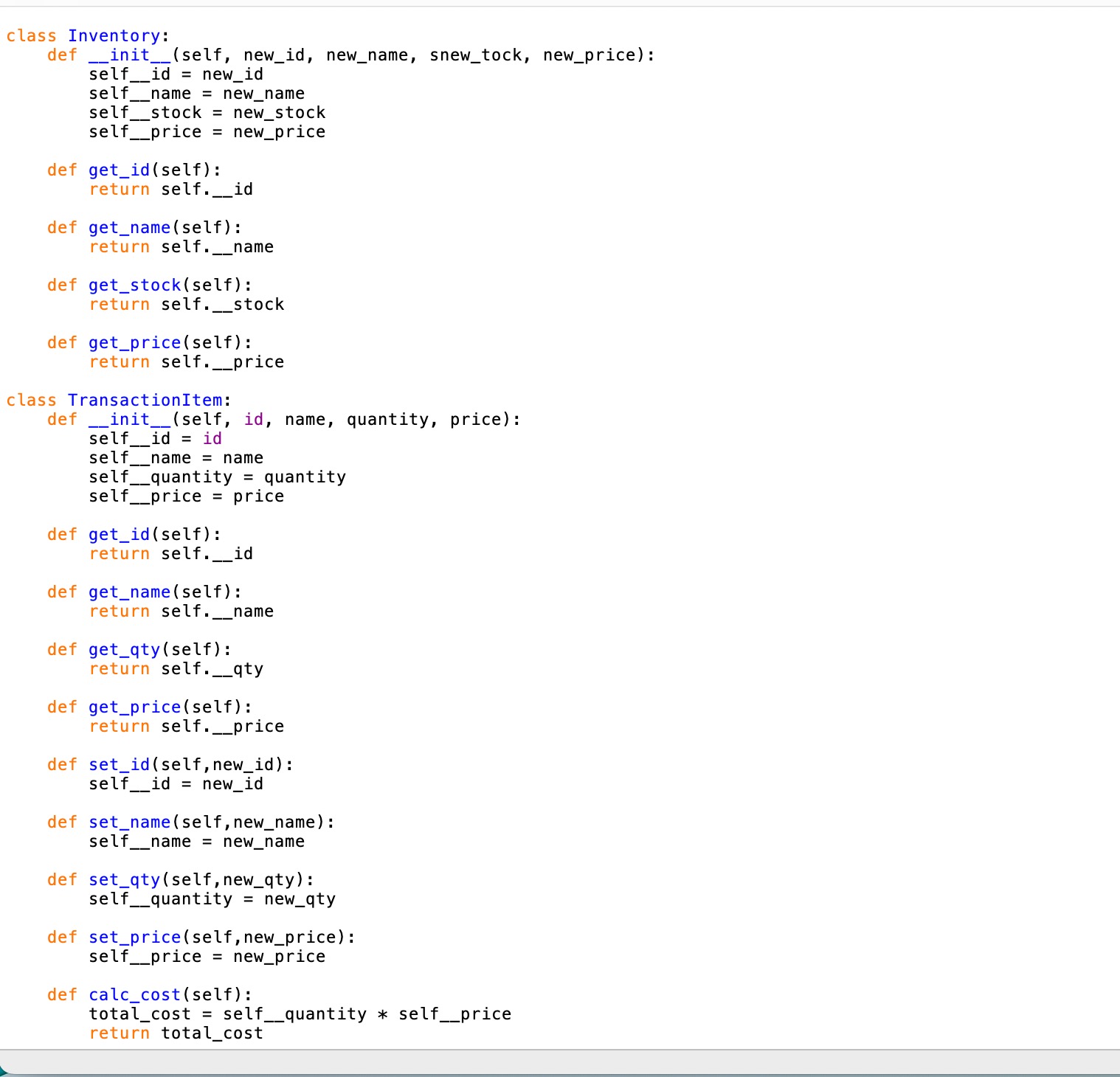 Solved A small baking supply shop wants to better manage | Chegg.com